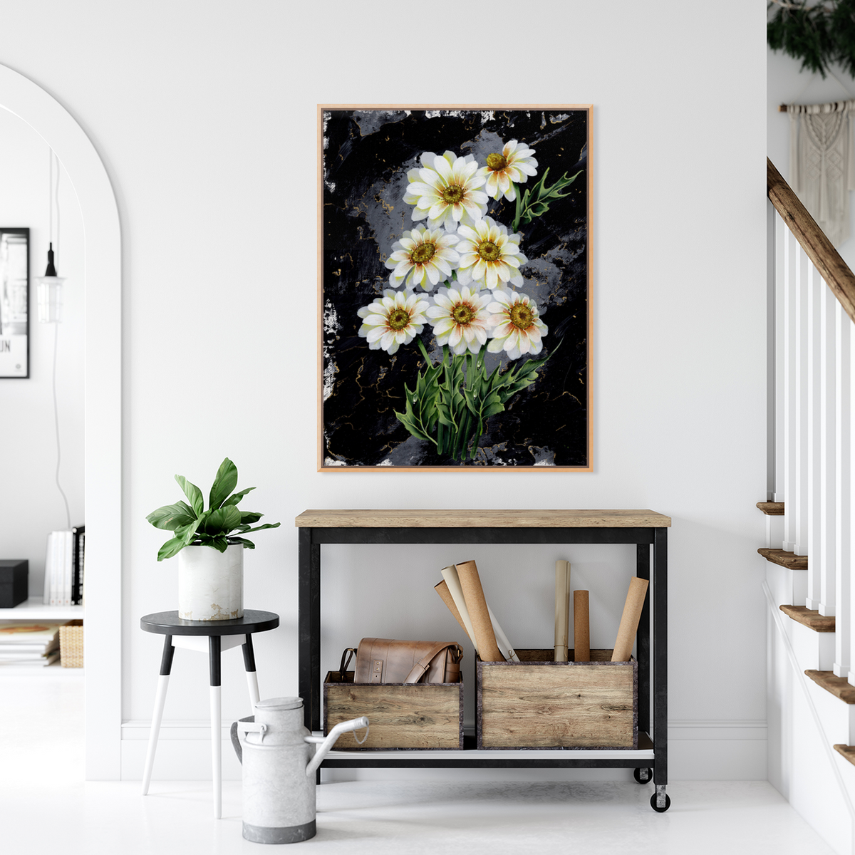 "Dreamy Blossoms" Canvas Print – Renjitha Anoop